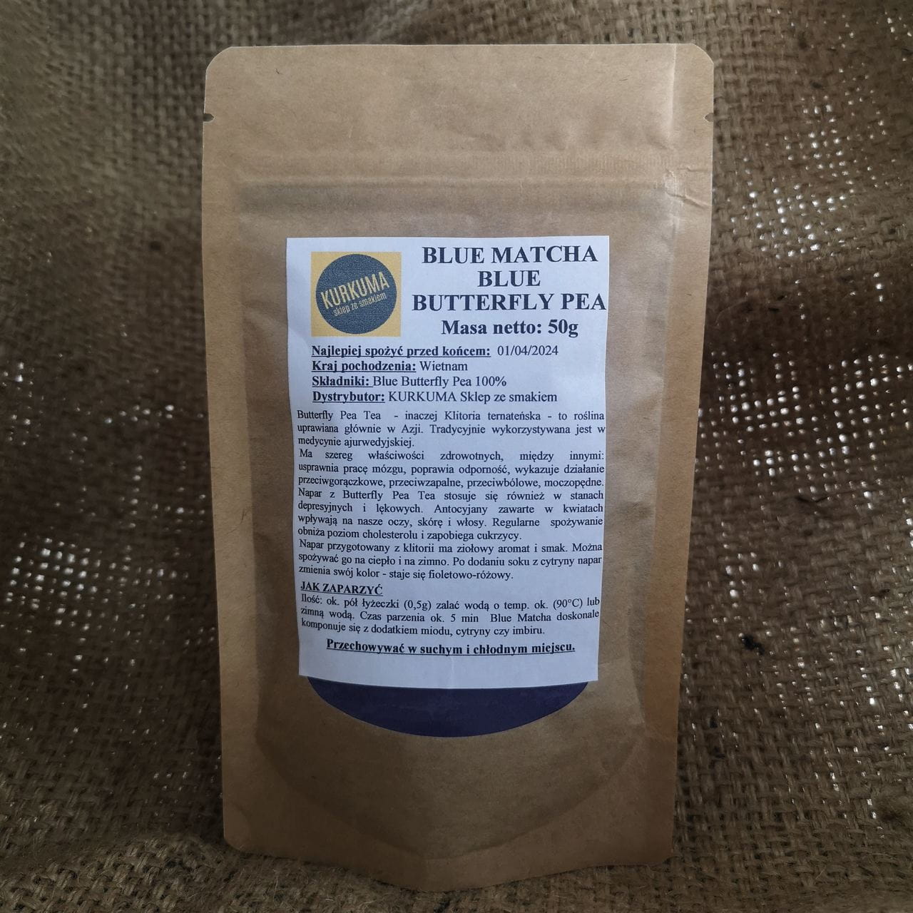 Butterfly Pea Tea - Matcha Blue 50g - smaczna i zdrowa